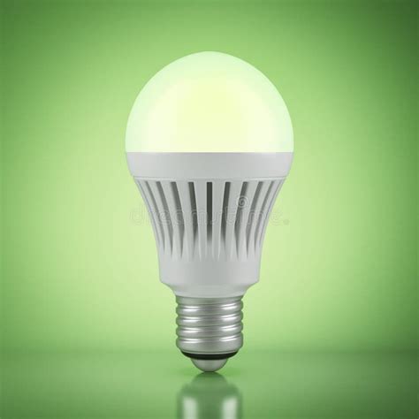 Multicolor Led Bulb With Wireless Remote Control Stock Illustration
