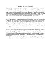 2 Fallacies Causal And Propositional Logic Practice Docx PHIL 115 Logic Practice Assignment