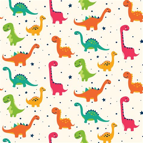 Dinosaur Pattern Wallpaper