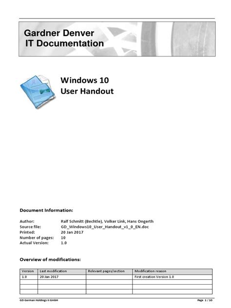 Windows10 User Handout Pdf Pdf Graphical User Interfaces