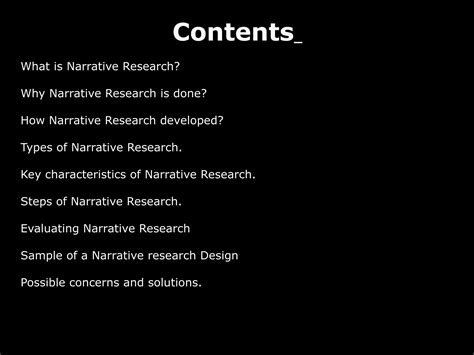 Narrative Research Design Ppt