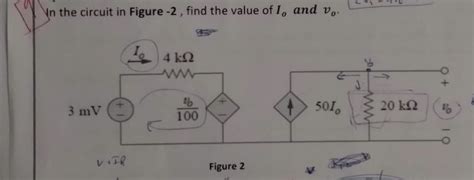 Solved In The Circuit In Figure Find The Value Of Io Chegg