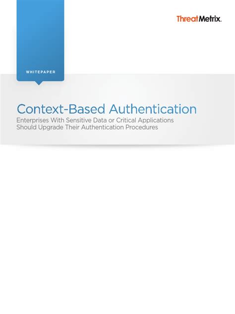 Context Based Authentication Download Free Pdf Authentication Password