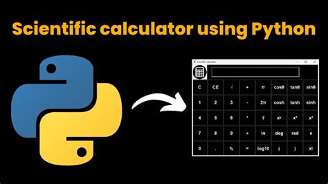 Scientific Calculator Using Python With Source Code Codewithcurious
