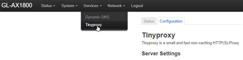 Setup Proxy Through Gl Axt1800 Routers Gl Inet