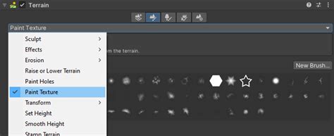 Paint Texture Terrain Tools
