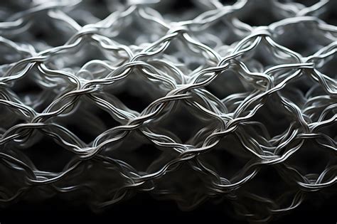 Premium AI Image Wire Mesh Texture Background