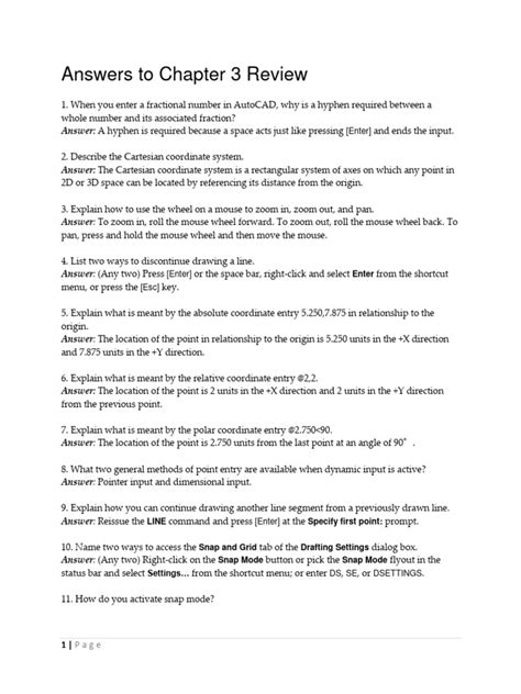 Answers To Chapter 3 Review Download Free Pdf Cartesian Coordinate System Differential