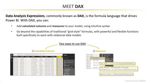 Meet Data Analysis Expressions Dax Microsoft Power Bi Desktop For