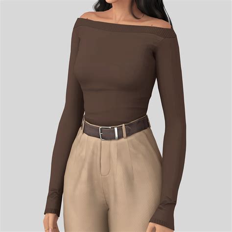 Soft Off Shoulder Top Snailrow