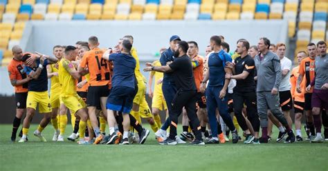 Шахтар Дніпро 1 УАФ дискваліфікувала 8 гравців через масову бійка в матчі УПЛ ТСН новини 1 1