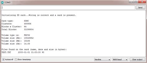 Interfacing SD Card Module With Arduino Card Info Read Write And DATA LOGGER Functions