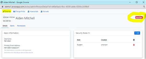 User Cannot Log In Andor The Impersonate Function Is Not Working Watermark