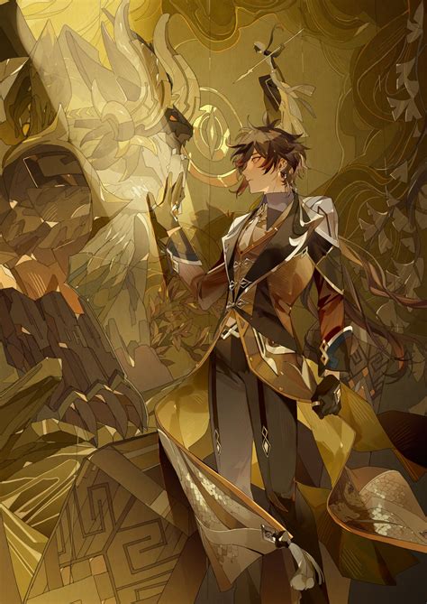 Zhongli Archon Genshin Impact Danbooru