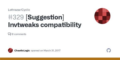 [suggestion] Invtweaks Compatibility · Issue 329 · Lothrazar Cyclic