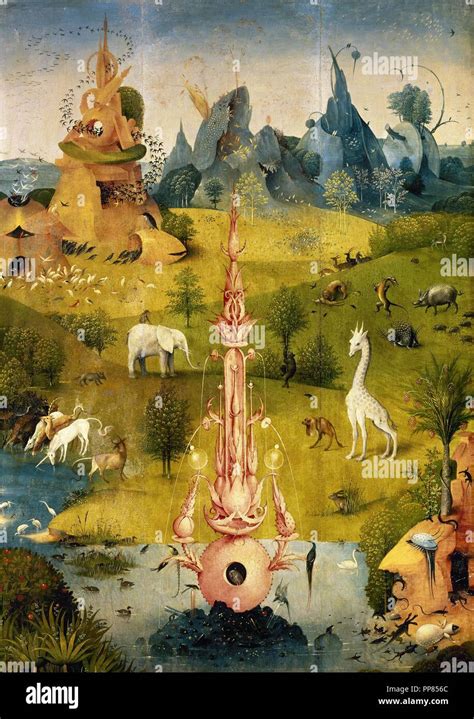 Hieronymus Bosch Garden Of Earthly Delights Left Panel