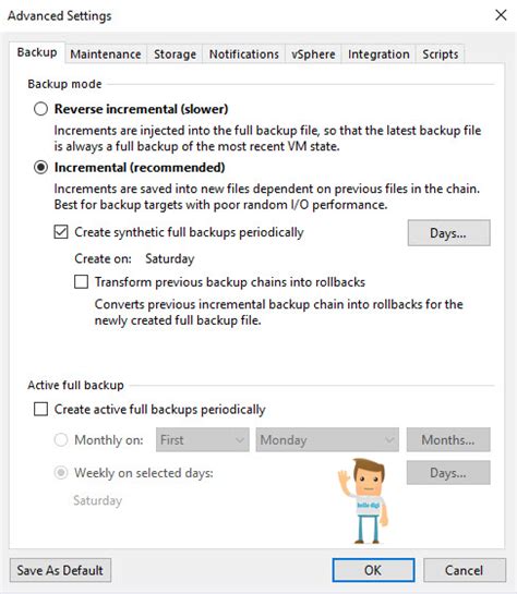 متودهای بکاپ در Veeam Backup And Replication به همراه Encryption