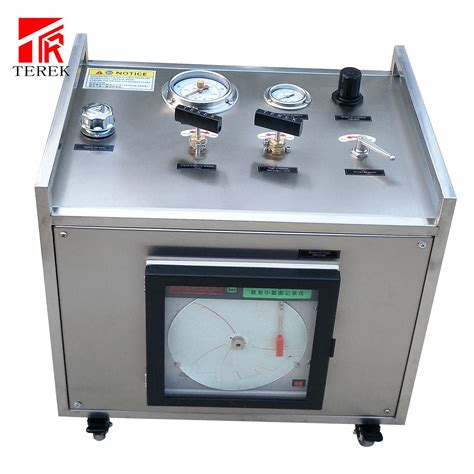 Water Pressure Testing Table For Pneumatic Liquid Booster Pump With