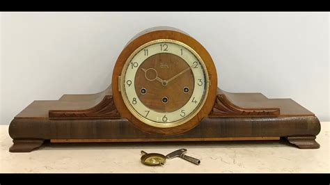 Vintage Juba German Westminster Chime Mantel Clock Item 1715