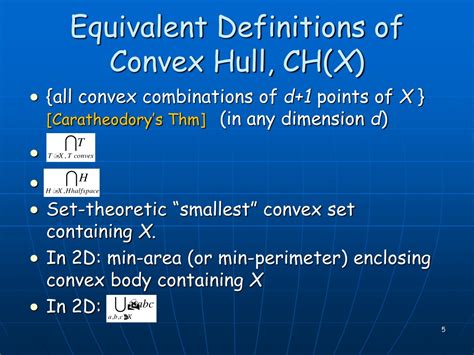 Ppt Computational Geometry 2d Convex Hulls Powerpoint Presentation