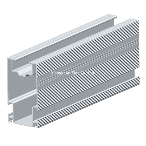 PV Railing Aluminum Profile System Solar Structure Rail Aluminum Profile System Solar And
