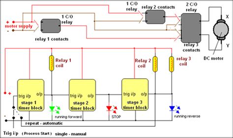 motor control circuit with timer