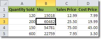 Excel Offset