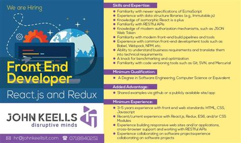 Ramesh24inc And Company On Linkedin We Are Hiring Front End Developer