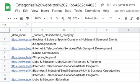 How To Classify And Categorize Websites In Bulk Hexomatic
