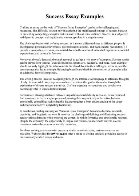 Academic Achievement Essaypdf
