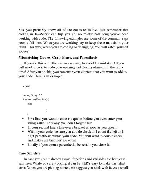 Best Practices To Programming Code With JavaScript Pdf Guide Connect Techs