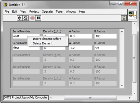 Array Shortcut Menu Lv8 Ni Community