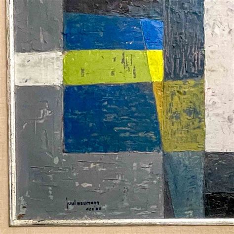 Juul Neumann Untitled 1960 Oil On Canvas Profesionally Framed Gallerease