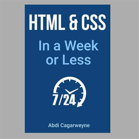 Design An Eye Catching Book Cover For Learning How To Code With HTML CSS Book Cover Contest