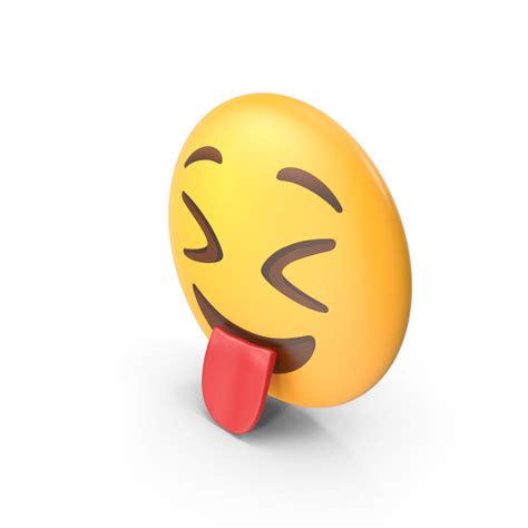 Squinting Face With Tongue Button Emoji Png Images And Psds For Download
