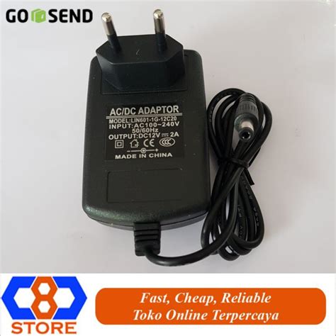 Jual Adaptor 12v 2a 12 Volt 2 Ampere Adaptor Camera Cctv Adaptor Lampu Led Shopee Indonesia