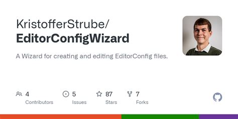 Github Kristofferstrubeeditorconfigwizard A Wizard For Creating And