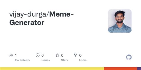 GitHub Vijay Durga Meme Generator
