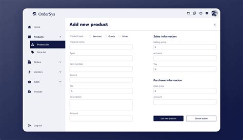 Purchase Order Management Web App Template Uizard