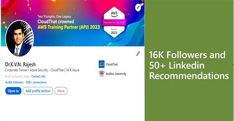 Dr K V N Rajesh On Linkedin Linkedinmilestone Networkgrowth Professionaljourney