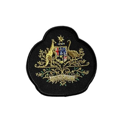 RAN Coat Of Arms Patch BP050 Allied Militaria