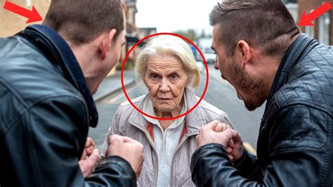 85 Year Old Granny Gets Harassed By 4 Bikers They Turn Pale When She