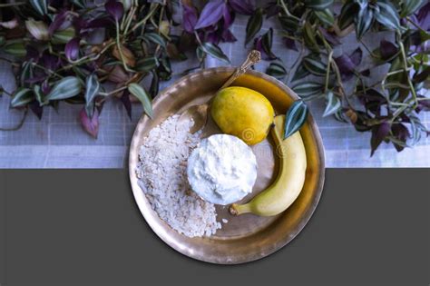 Traditional Nepali Dahi Chiura With Curd Rice Flakes Mango And