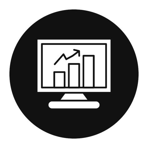 Premium Vector Monitoring Vector Illustration