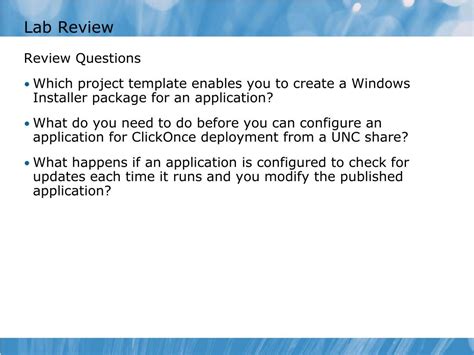 Ppt Module 15 Configuring And Deploying Windows Client Applications Powerpoint Presentation