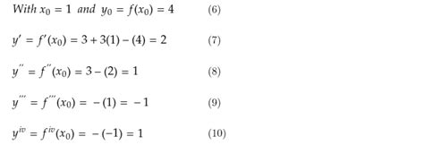 Numerical Methods Taylor Series