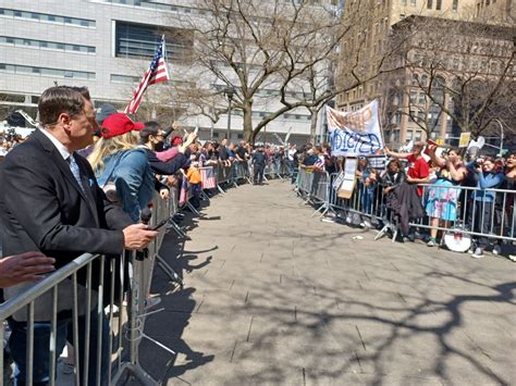 Las Horas Del Inicio Del Proceso Judicial Contra Trump En Nyc Entre El