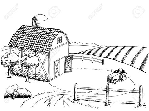 Farm Clipart Black And White 10 Free Cliparts Download Images On