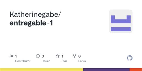 Github Katherinegabeentregable 1