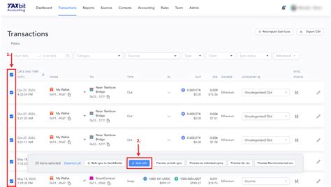 Bulk Editing And Bulk Syncing Transactions Enterprise Support